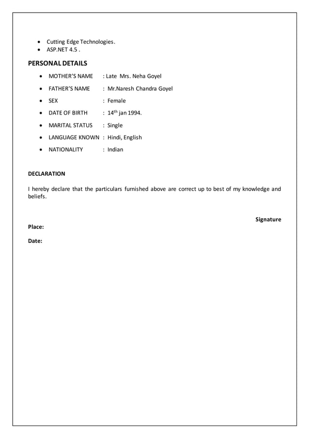 resume .ruchi | PDF