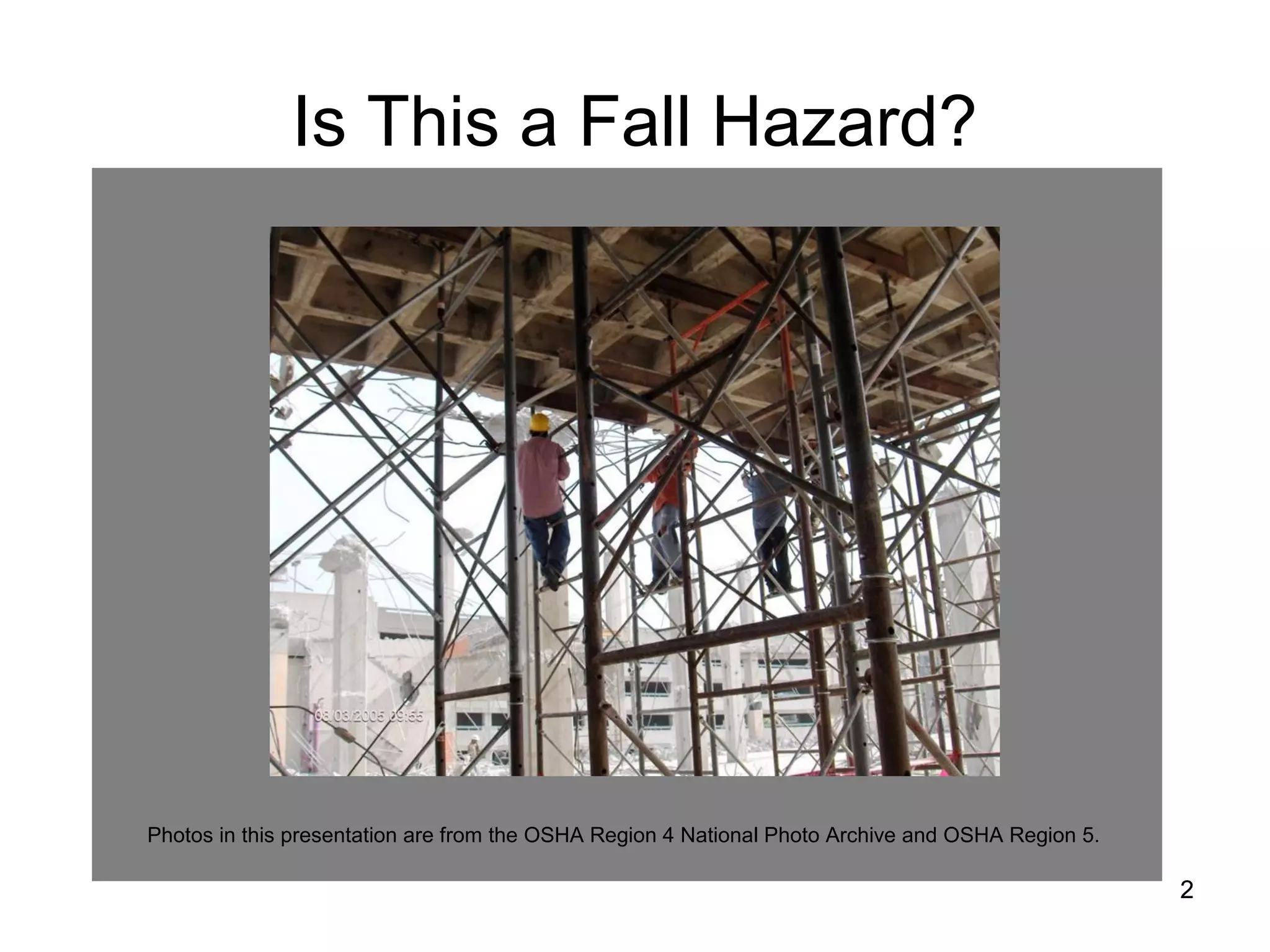 Safety Training Presentation: Fall Hazards | PPS