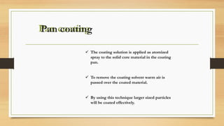 microencapsulation, mucosal drug delivery system , implantable drug ...