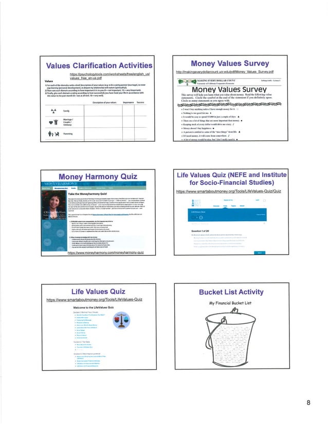 Understanding Your Relationship to Money-Handout Packet-06-18 | PDF