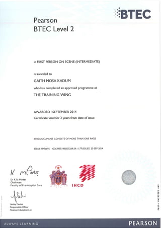 Gaith Mosa Kadum FPOS-I (1) | PDF