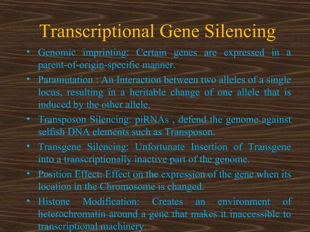 Gene silencing for crop improvement | PPT