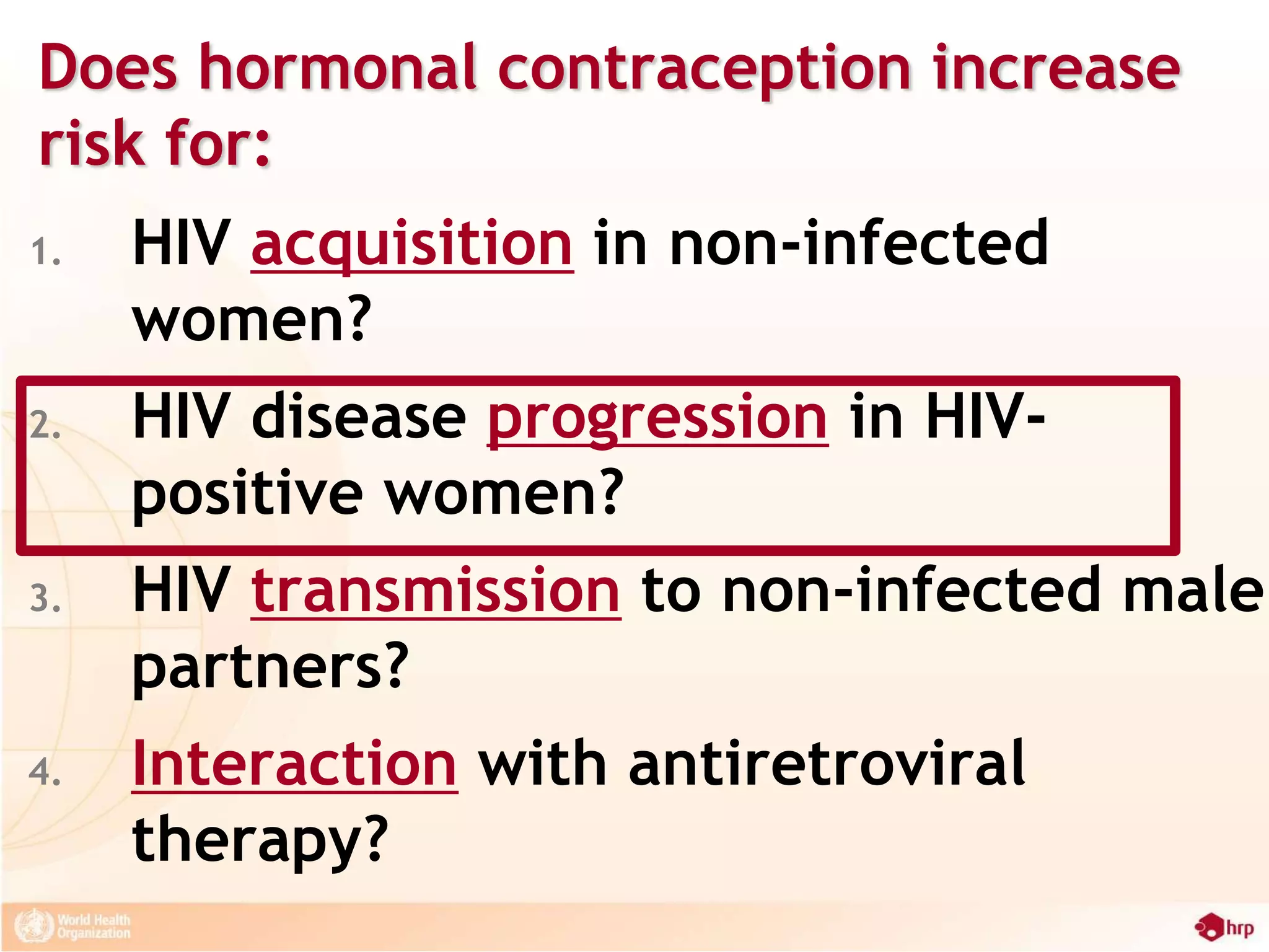 WHO's Medical Eligibility Criteria: Global Contraceptive Guidance | PPTX