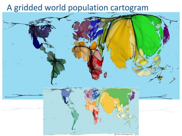 People powered maps: A population-centric map projection | PPT