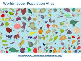People powered maps: A population-centric map projection | PPT