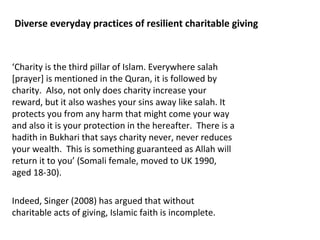financial resilience through charity | PPT