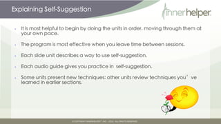 AA- Getting started explaining self suggestion updated | PPT