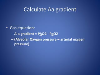 A a gradient fin | PPTX | Lung and Respiratory Health | Diseases and ...
