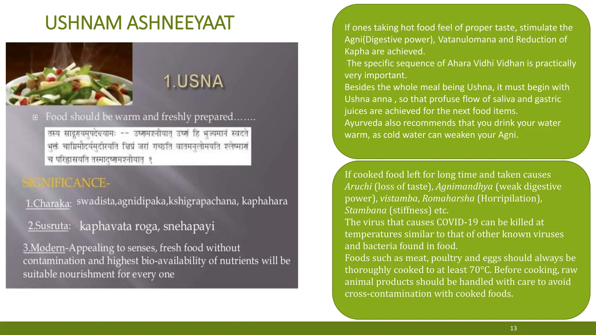 AAHAARA VIDHI VIDHANA PROPER CODE AND CONDUCT OF FOOD INTAKE | PPTX