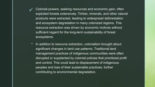 forest and society and colonialism for class 9 | PPTX