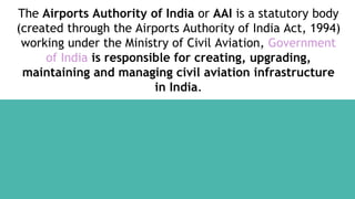 Airport Authority of India | PPTX