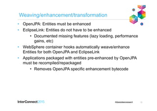 AAI-2235 Open JPA and EclipseLink Usage Scenarios Explained | PDF