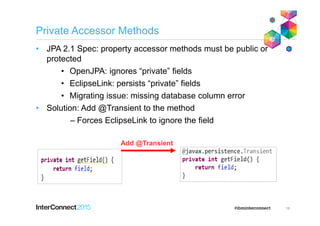 AAI 2235-OpenJPA and EclipseLink Usage Scenarios Explained | PDF