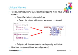 AAI 2235-OpenJPA and EclipseLink Usage Scenarios Explained | PDF