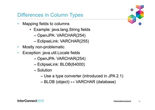 AAI 2235-OpenJPA and EclipseLink Usage Scenarios Explained | PPT