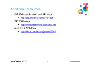 AAI-2236 Using the new Java Concurrency Utilities with IBM WebSphere | PPT