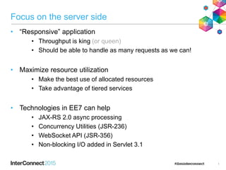 Don't Wait! Develop Responsive Applications with Java EE7 Instead | PPTX | Web Development ...