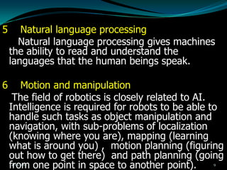 presentation on Artificial intelligence by prince kumar kushwaha from rustamji institute of ...