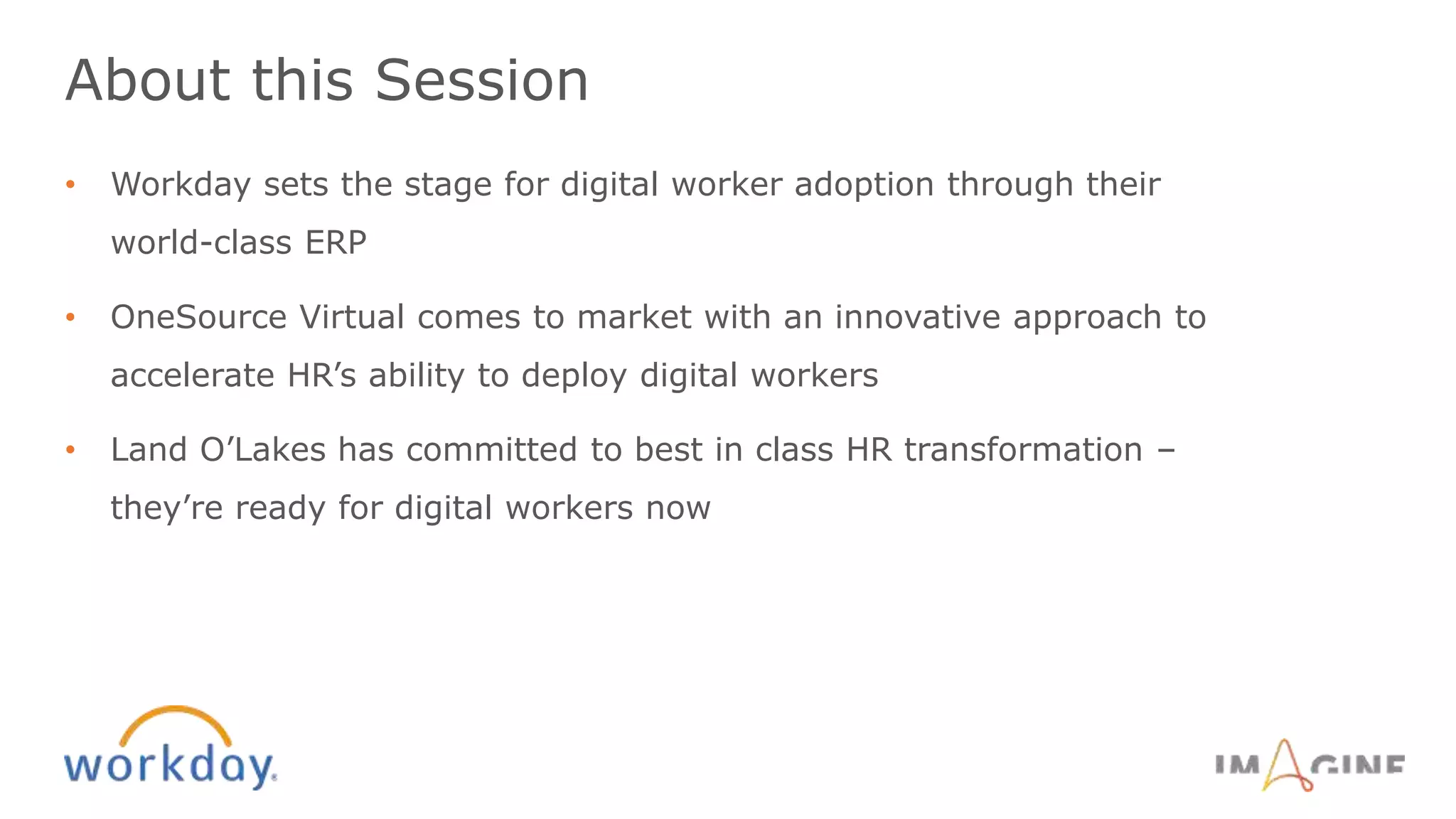 Automation Anywhere - Imagine New York 2019 - Workday | PPT