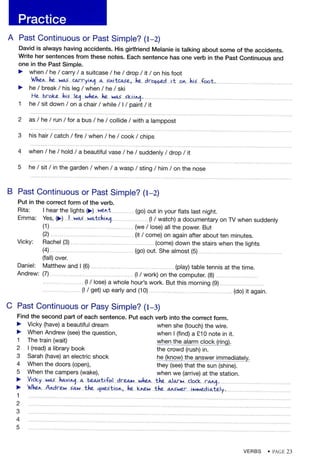 Aa intermediate 02 past simple continuous | PDF