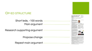 Share Your Story with Guest Opinion Columns | PPT