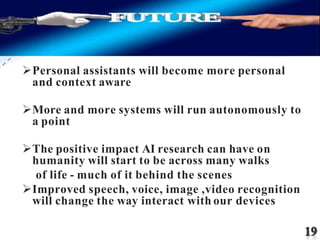 PPT on Artificial Intelligence(A.I.) | PPTX