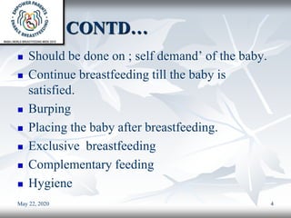 Techniques & Issues in breastfeeding | PPTX