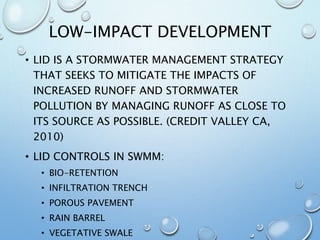 Introduction: Effects of LID on an urban stormwater management system ...