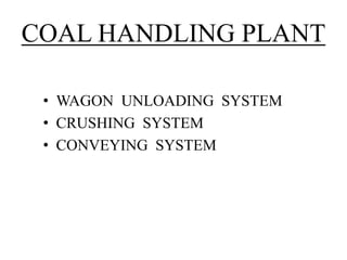 Coal Handling Plant | PPTX