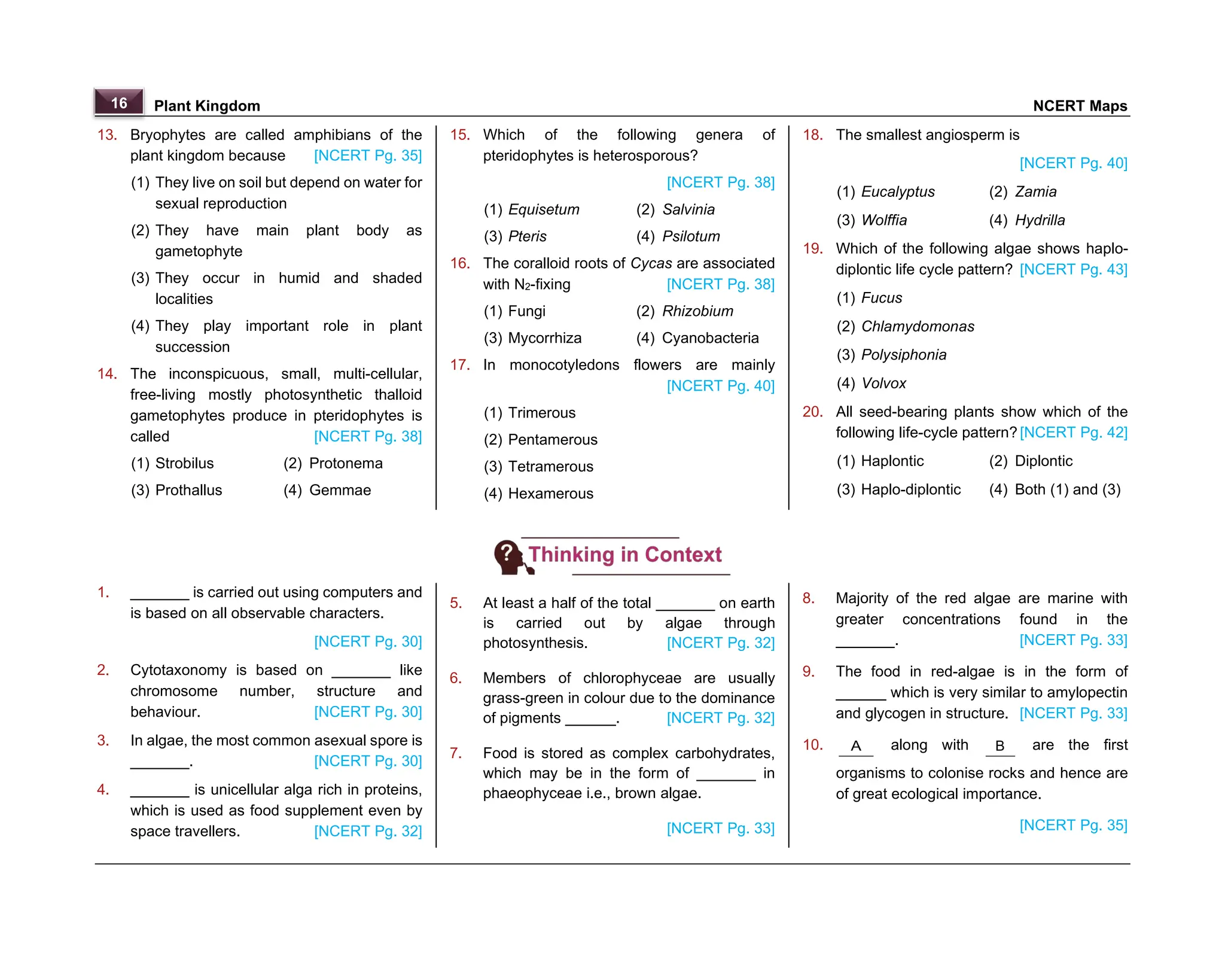 BIOLOGY NEET Mind Map FOR 360 (BOTANY).pdf
