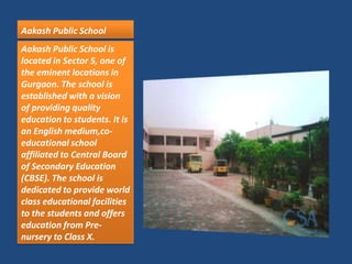 Aakash public school | PPTX | Secondary Education | Education