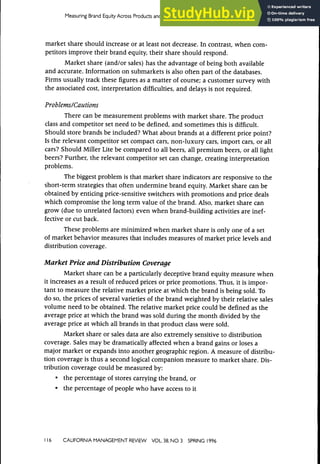 Aaker 1996 Measuring Brand Equity Across Products And Markets | PDF