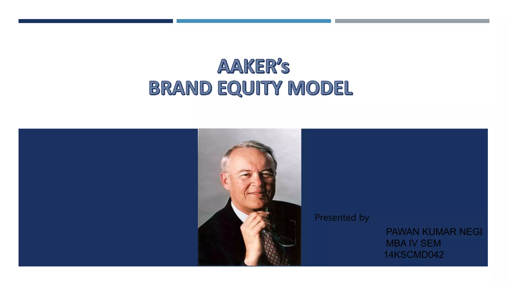 Aaker Brand Equity Model | PPTX