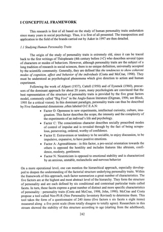 Aaker brand personality scale | PDF