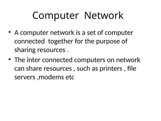 Student project on computer network class 7 and presentation | PPTX