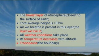 Layers of atmosphere | PPT