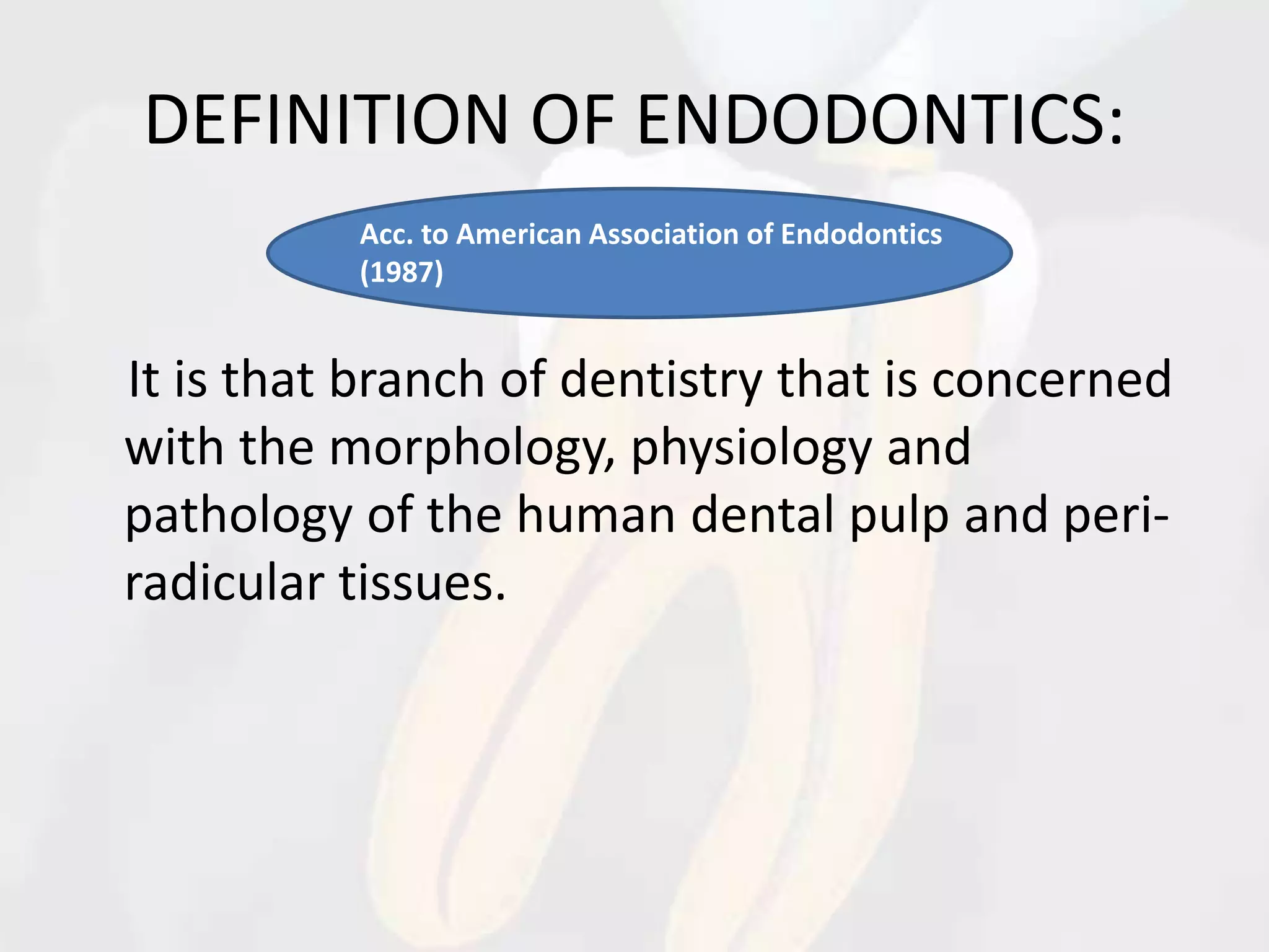 rationale of endodontics | PPTX