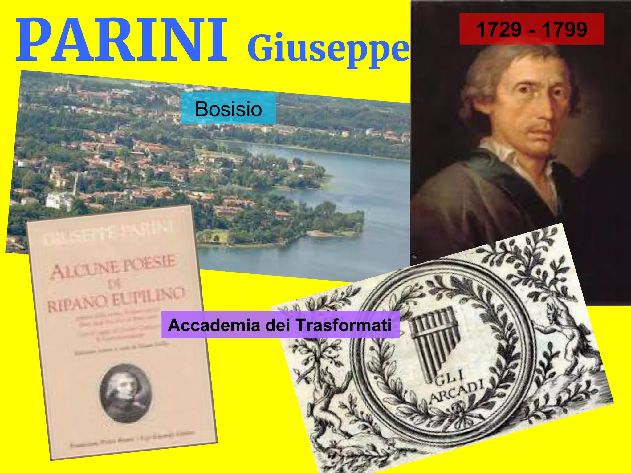 Giuseppe Parini e le sue opere | PPTX