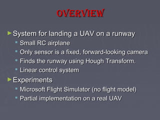 Autonomous UAV Landing | PPT
