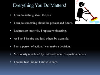 Andy Andrews Everything You Do Matters | PPT