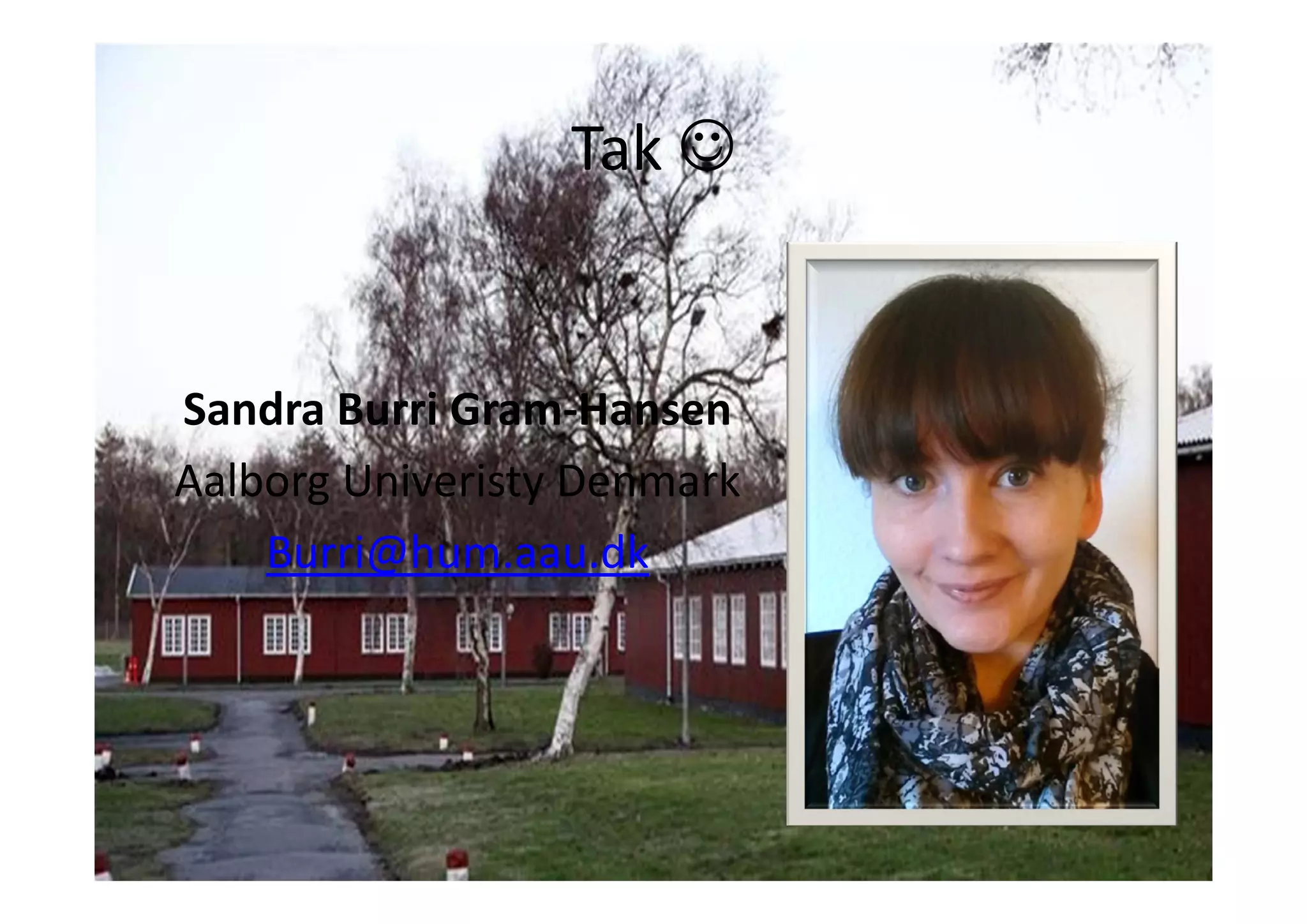 Aalborg Universitet Sandra Burri Gram Hansen | PPT