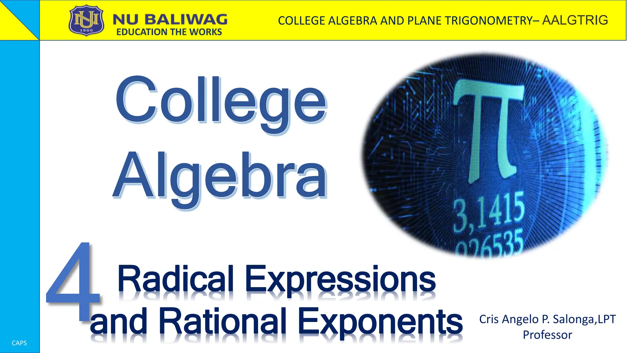 AALGTRIG-W4-Radical Expressions and Rational Exponents.pptx
