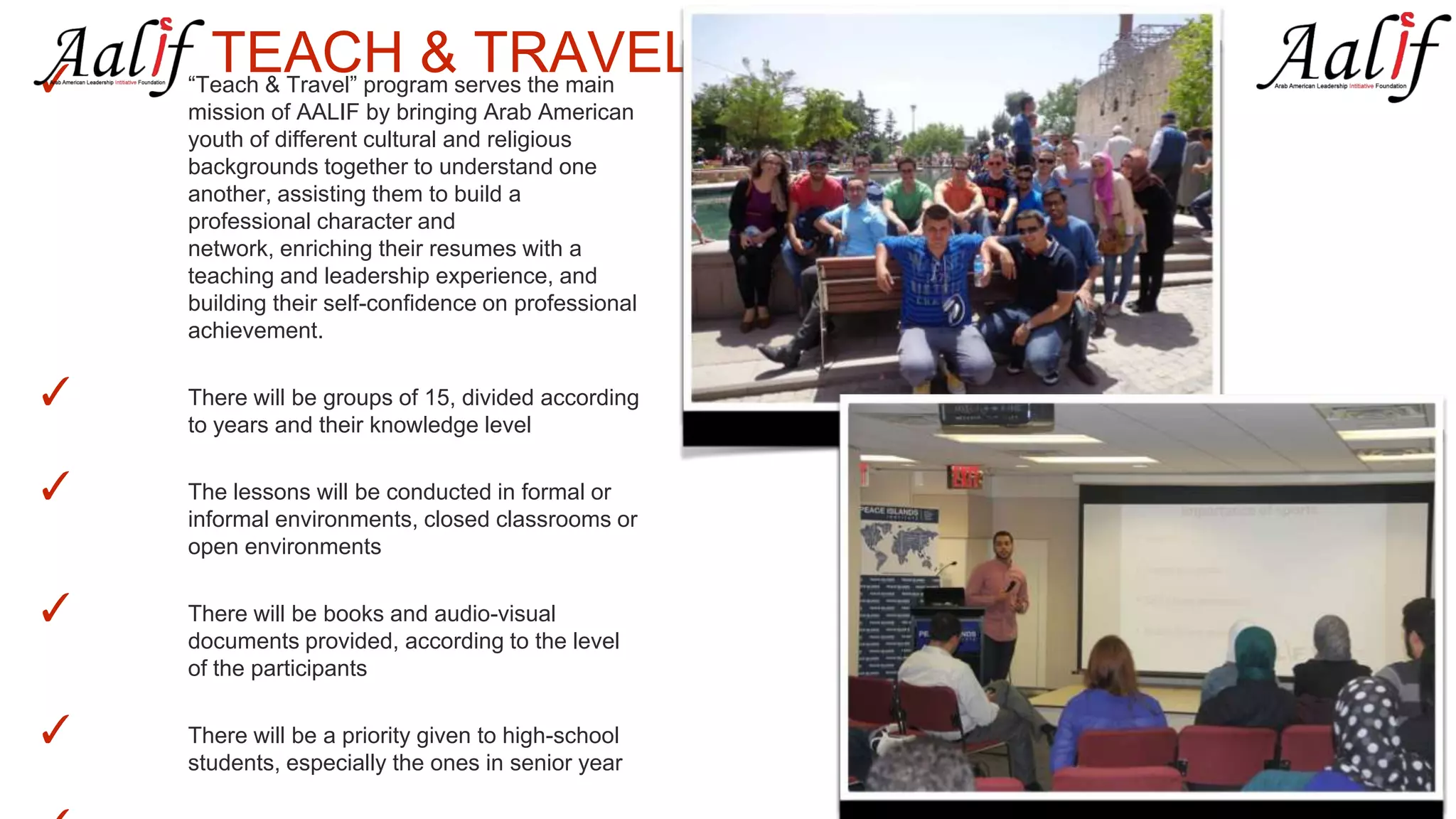 Aalif study abroad programs | PPT