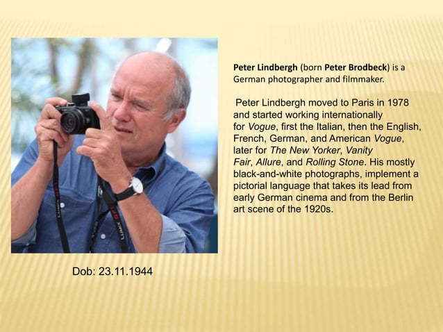 Famous photographers | PPTX | Photography | Arts and Crafts