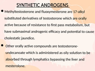 Androgens - Endocrinology Pharmacology.pptx