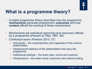 Realist Evaluation of the Systemic Practice Model for Child Protection ...