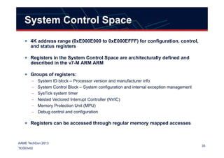 AAME ARM Techcon2013 003v02 Software Development | PPT