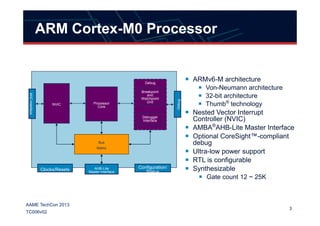AAME ARM Techcon2013 006v02 Implementation Diversity | PDF