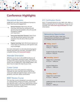 Aami 2015expo expanded | PDF