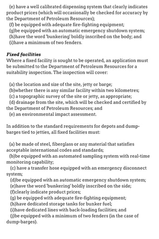 Guidelines for Bunkering Operations in Nigeria: The A & A Mini Guide | PDF